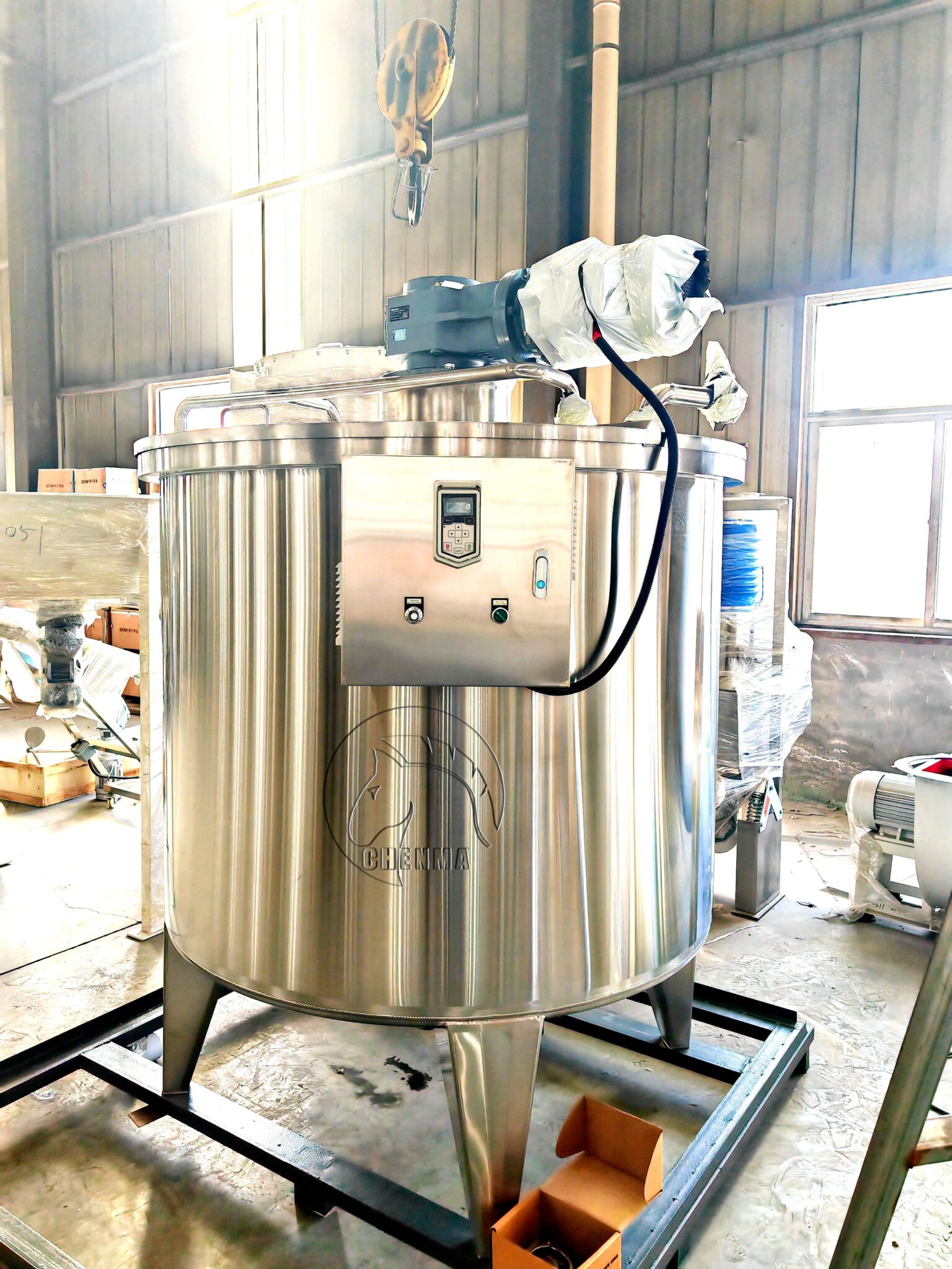 Stainless Steel Mixing Sweeper Tank - CHENMA