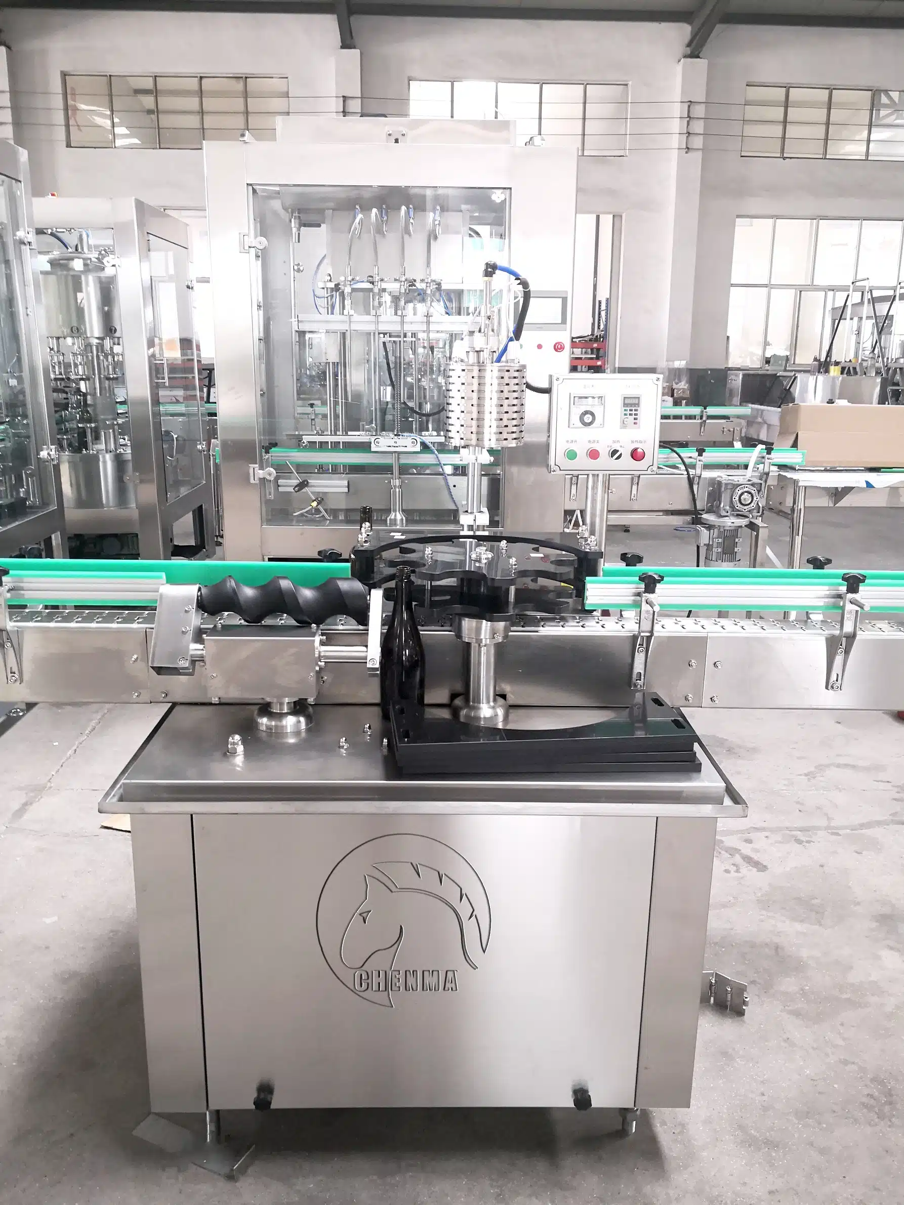 Machine pneumatique de rétraction de capsules de vin à tête unique - CHENMA