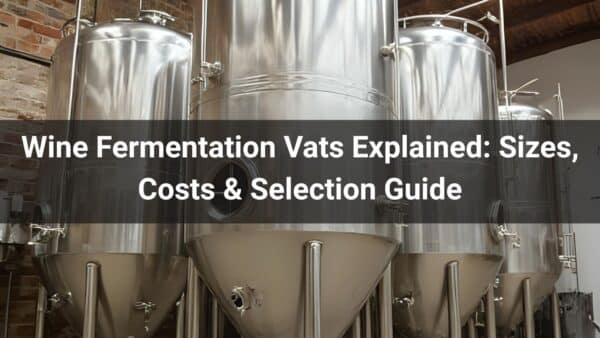 Wine Fermentation Vats Explained: Sizes, Costs & Selection Guide - CHENMA