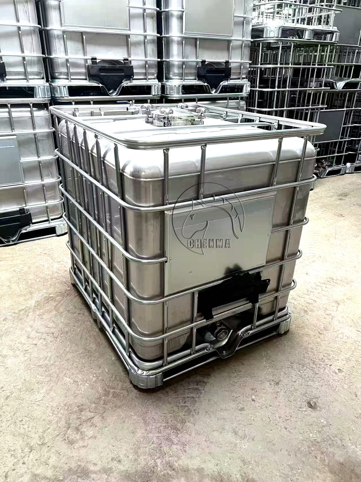 Tanque IBC de acero inoxidable de 1000 l - CHENMA