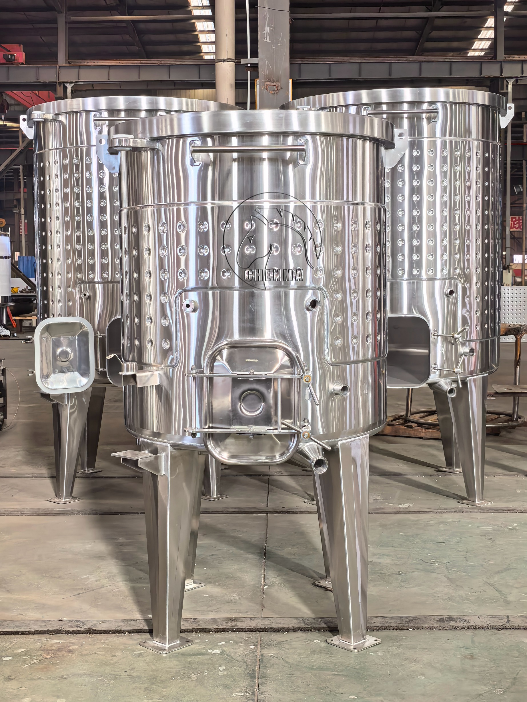 1000L Stainless Steel Floating Lid Tank - CHENMA